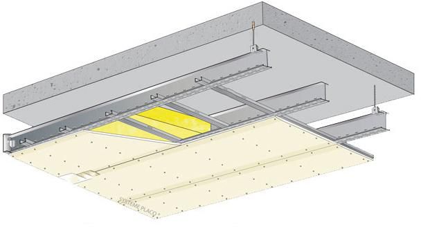 Profilé Stil Prim Tech 90/600 - L. 4,0 m - l. 56 mm - PLACO