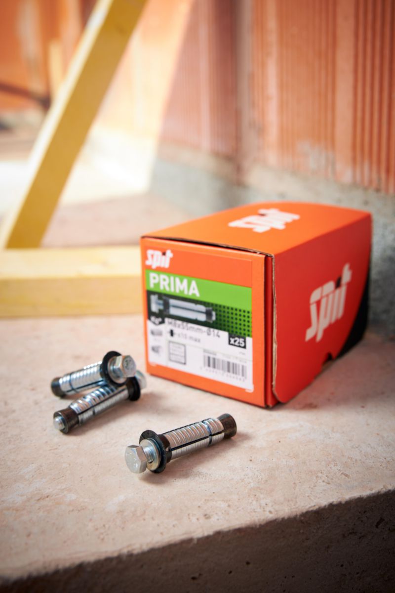 Cheville Prima M12 D20 COL sans vis la boîte de 25 réf. 073560 - SPIT