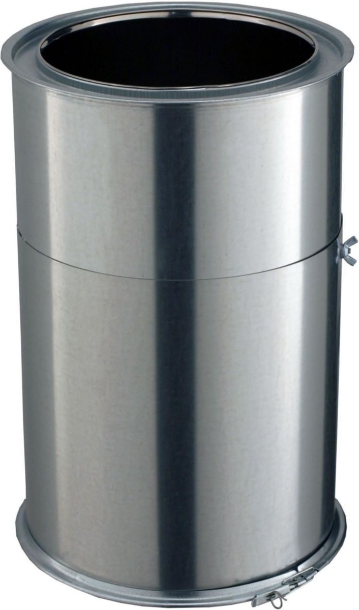 Elément droit réglable inox-galva longueur 35-45 cm diamètre 180 mm Réf ... Elément droit réglable inox-galva longueur 35-45 cm diamètre 180 mm Réf ...