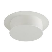Finition plafond ronde INOX-GALVA, diamètre 180 / 230 mm, hauteur : 120 ...