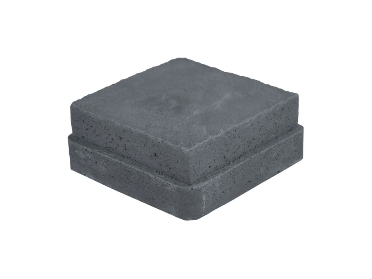 Pavé Plazza - béton moulé - teinte Belgian Blue - 15x15x6 cm - REDSUN