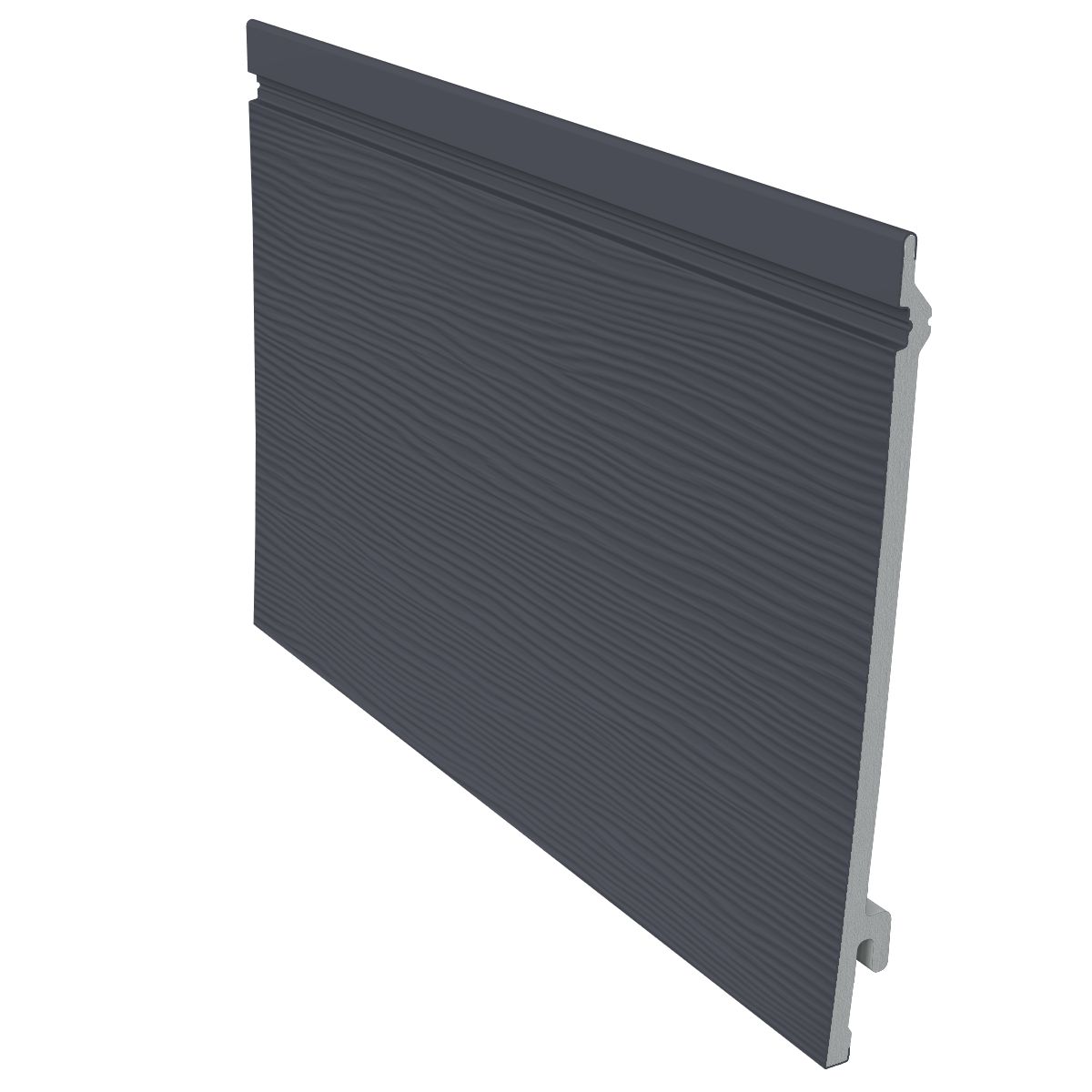 Bardage clin massif Fortex CLIC pin brossé anthracite 6x170x3200mm Réf ...