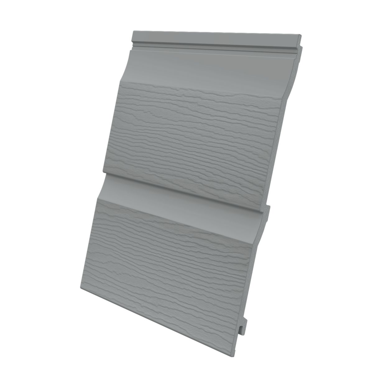 Bardage clin double massif FORTEX PRO 333 gris épaisseur 16mm largeur ...