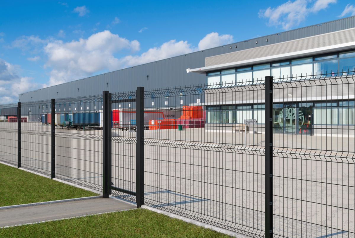 Panneau de clôture rigide Giga Premium acier galvanisé 250 x 193 cm ...