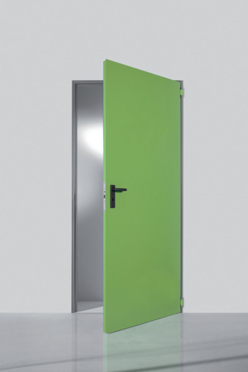 Bloc-porte métallique réversible Rever - dormant Z - Blanc RAL 9010 - 2 ...