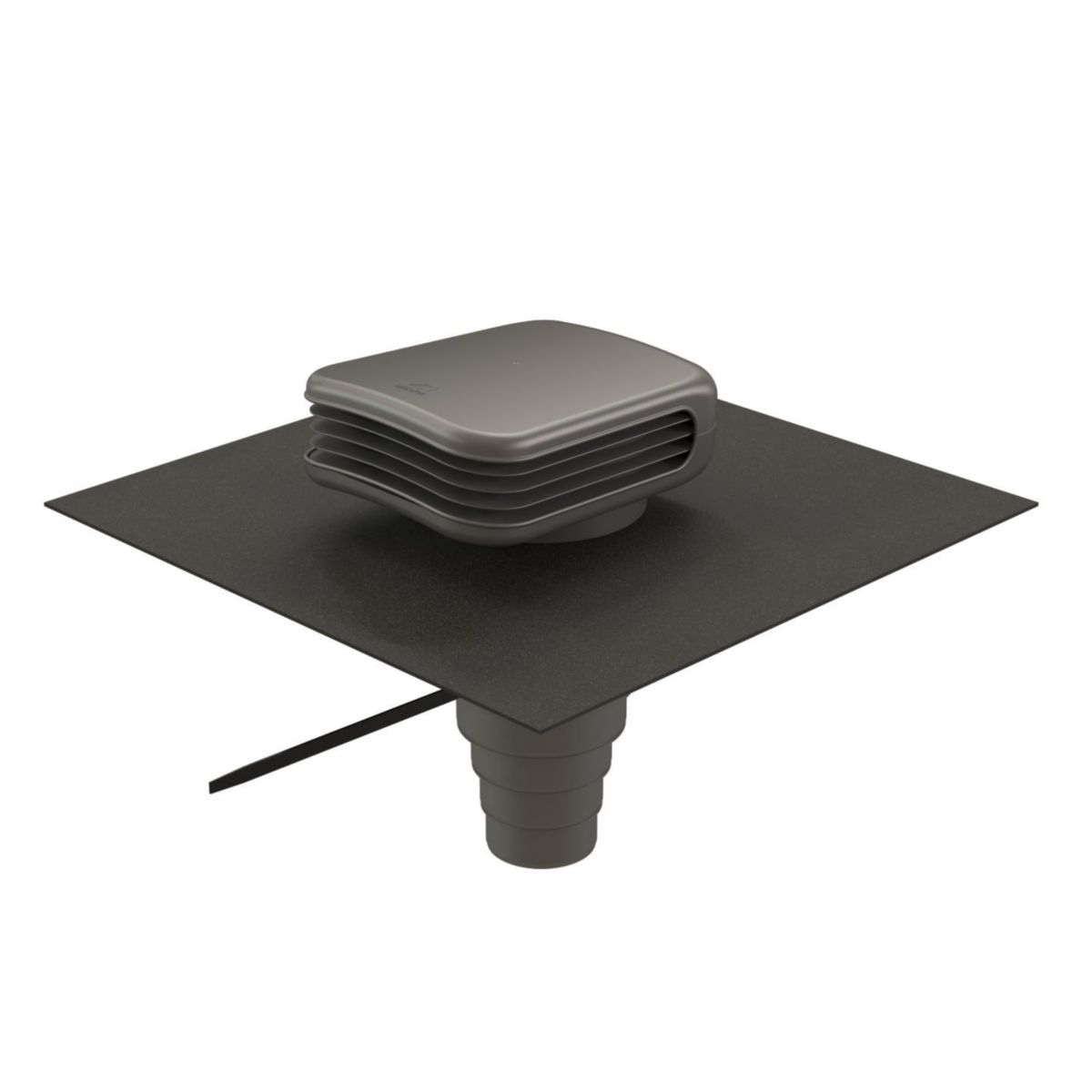 Terminal de ventilation Valetis universel anthracite avec multidiam ...