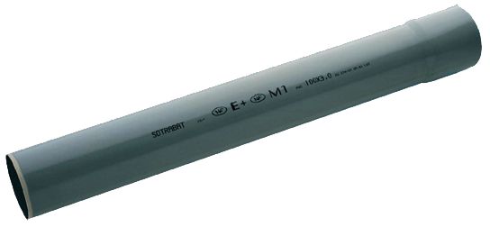 Tube PVC Sotrabat + NF ME gris diamètre 40mm longueur 4m EU EP EV réf. 37322 - DYKA