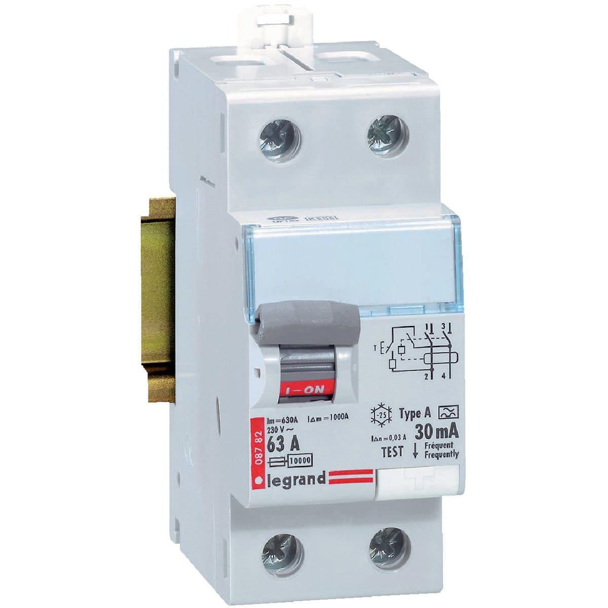 Inter diff bip 63a 30ma type a Réf.092837 - LEGRAND