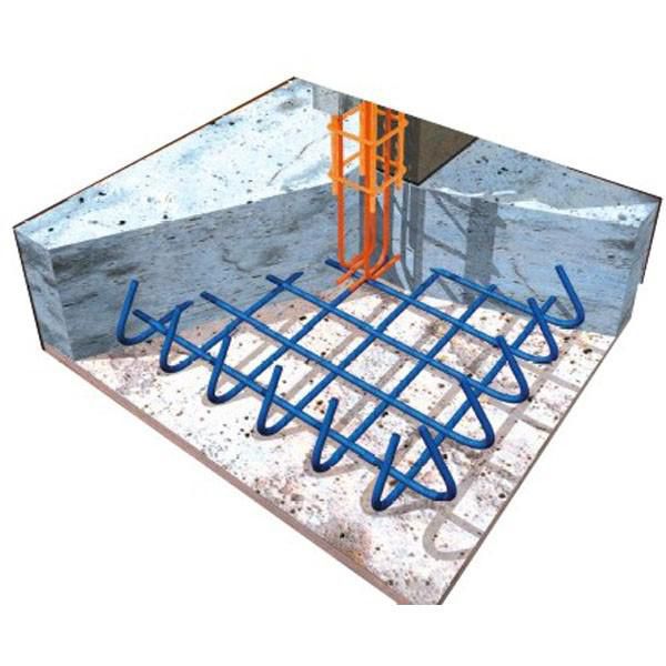 Armature semelle de fondation renforcée F68 6HA8 - L. 6 m - tiges Ø 8 ...