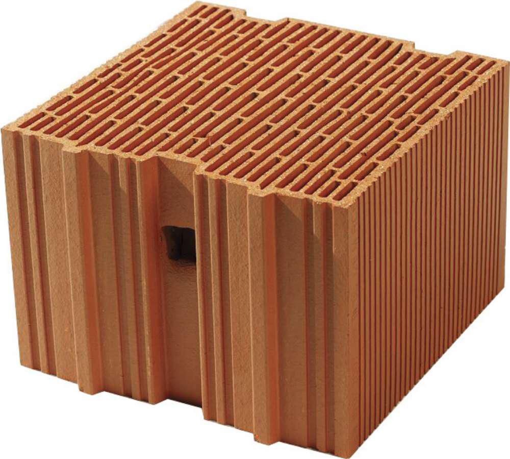 Planelle pour Mono'mur Bio'Bric de 37,5 rive rectifiée 375 x 124 x 200 mm R=0,63m².k/w - BIO'BRIC