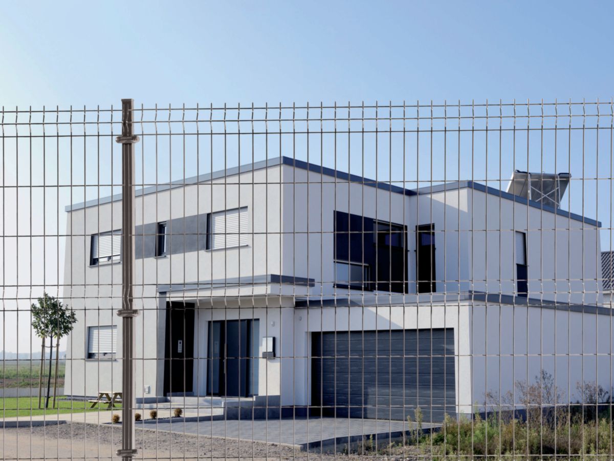 Panneaux en fil galvanisé zinc Hercules Plus gris ral 7016 1,03 m ...