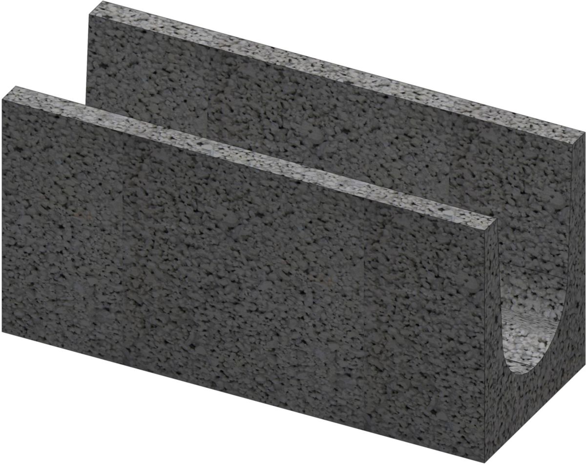 Bloc de chaînage horizontal - 500x200x300 mm - SOCRAMAT