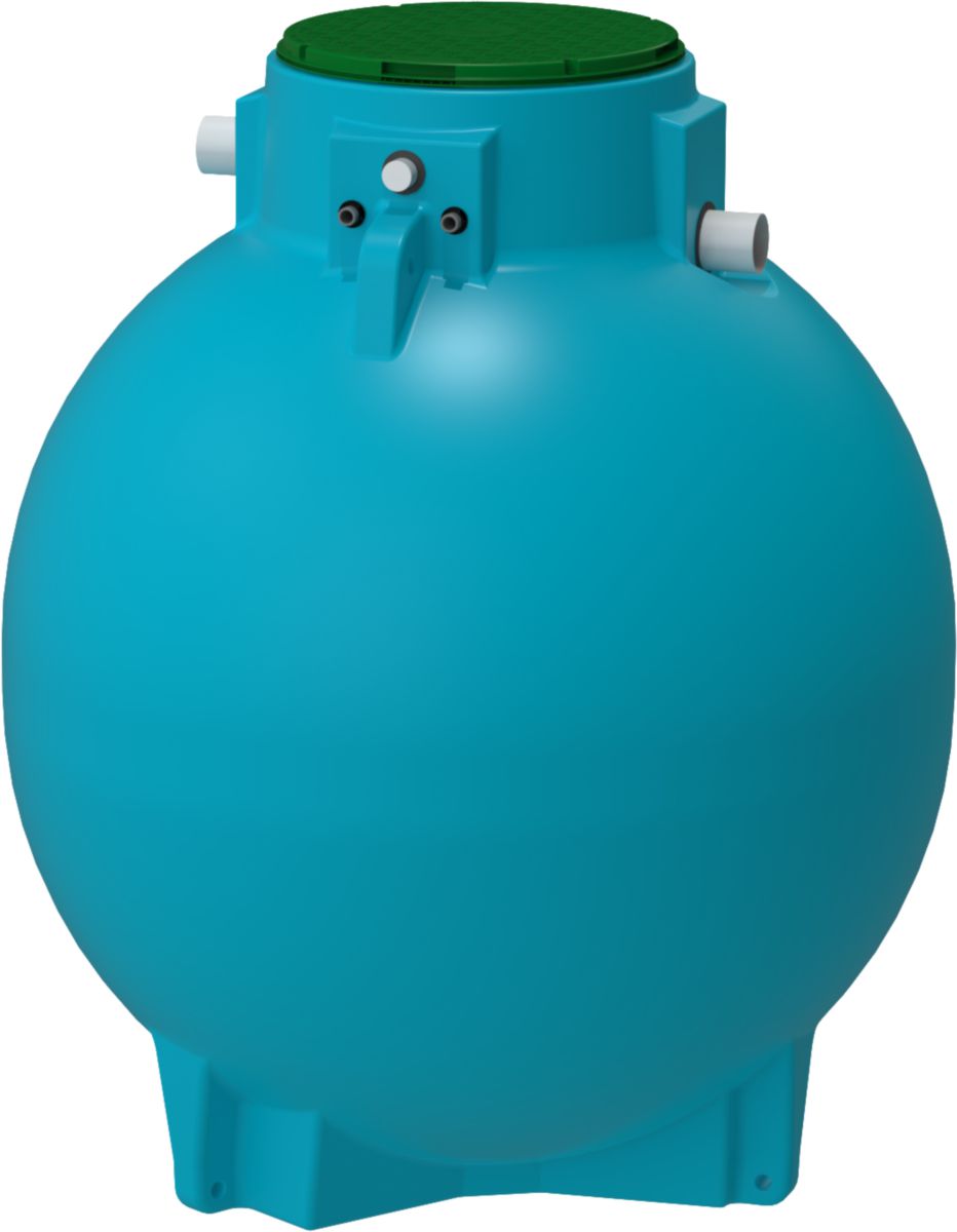 Cuve PE 3000 litres pré-équipée - PLASTEAU