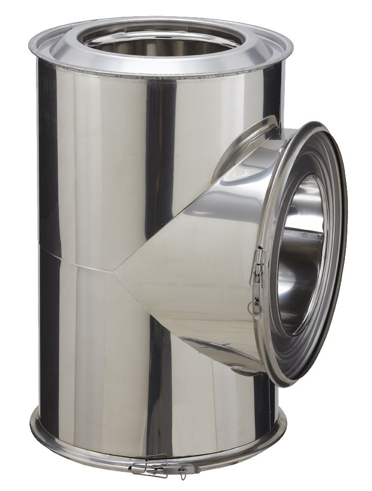 Té INOX-INOX, diamètre 200 / 135 mm T 135° 200 I Réf. 31200051/9999 ...