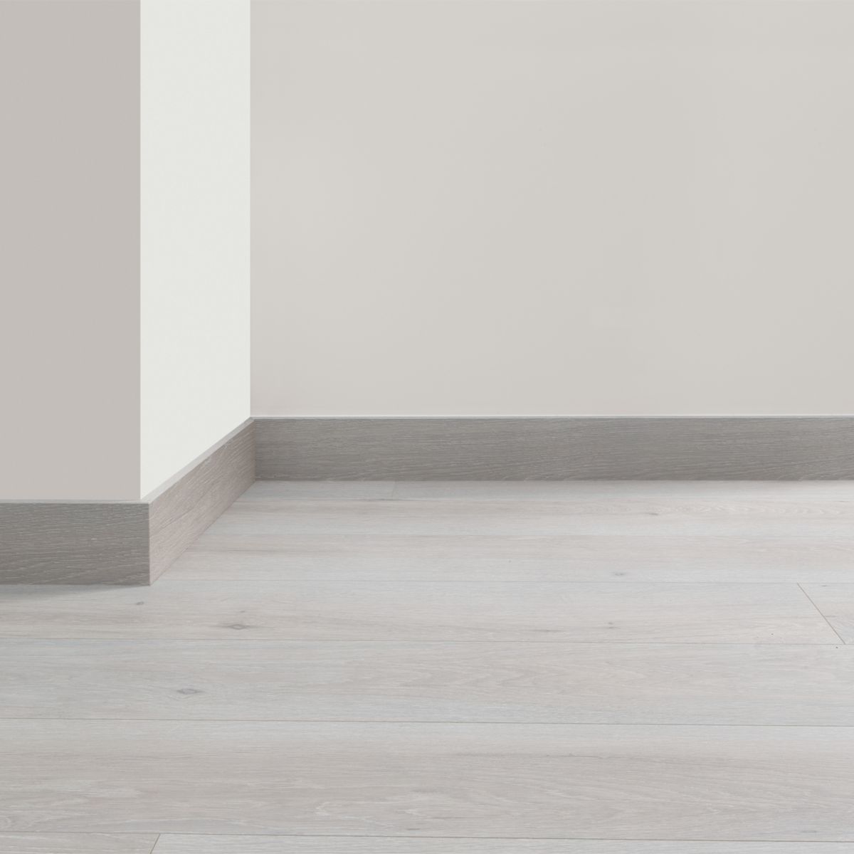 Plinthe pour parquet stratifié Largo 1663 - chêne dominicano gris - L ...