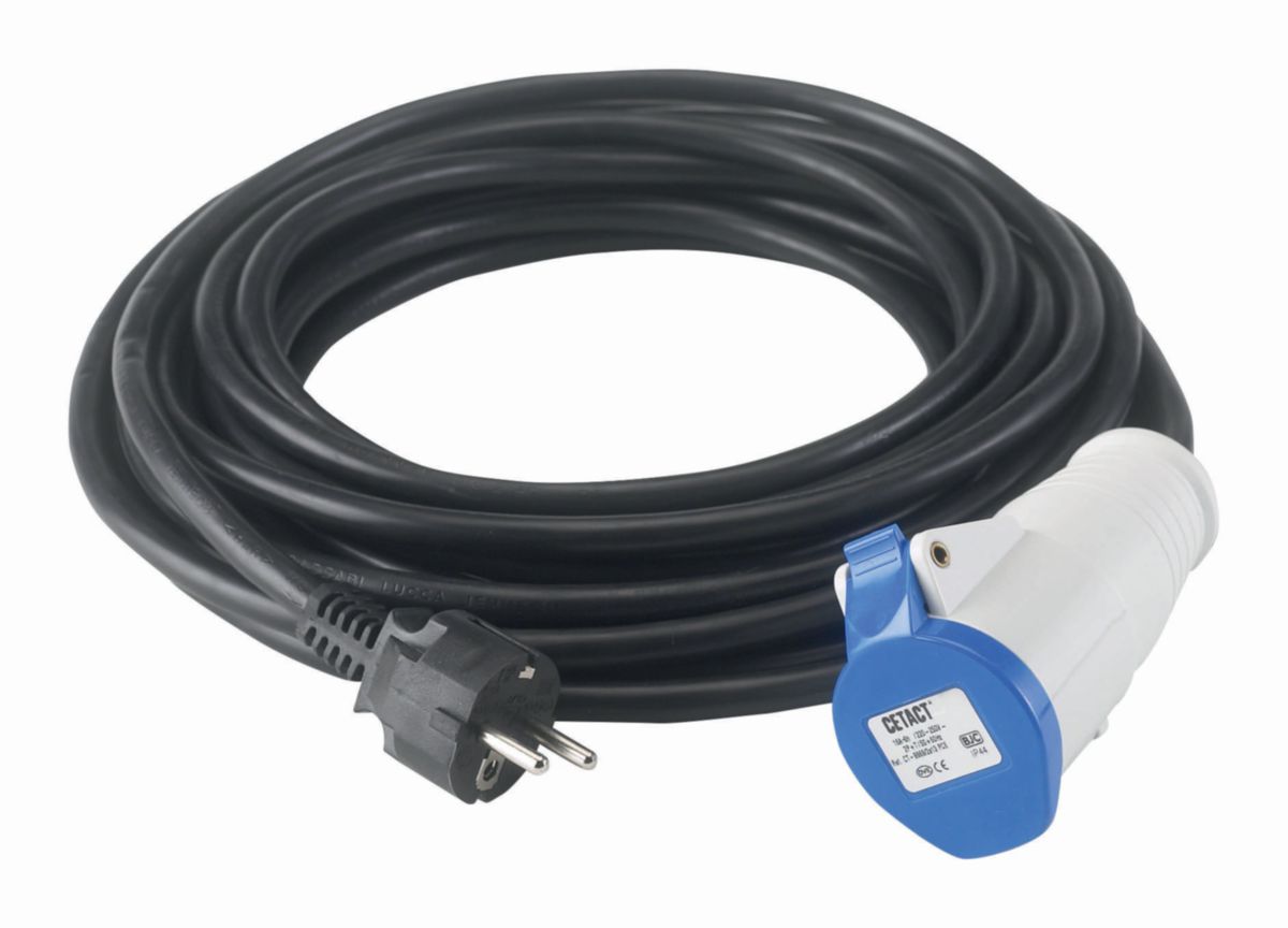 Câble d'alimentation avec prise 230 V 50 Hz - séries DW-NL et DS/DX - RUBI